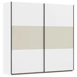 Schwebet&uuml;renschrank Rauch "Kleiderschrank Schrank Garderobe Garderobenschrank W&auml;scheschrank NEO", beige (alpinwei&szlig;, beige (champagner)), B:218cm H:210cm T:59cm, Holzwerkstoff, Schr&auml;nke, Schwebet&uuml;renschrank, mit gro&szlig;z&uuml;gigem Stauraum und vielf&auml;ltigen Farbkombinationen