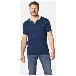 T-Shirt Jan Vanderstorm "T-Shirt HAFTOR", Herren, Gr. L, blau (royal blau), Obermaterial: 100% Baumwolle CO., comfort fit normal, Serafino, Shirts T-Shirt