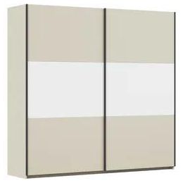 Schwebet&uuml;renschrank Rauch "Kleiderschrank Schrank Garderobe Garderobenschrank W&auml;scheschrank NEO", beige (beige (champagner), alpinwei&szlig;), B:218cm H:210cm T:59cm, Holzwerkstoff, Schr&auml;nke, Schwebet&uuml;renschrank, mit gro&szlig;z&uuml;gigem Stauraum und vielf&auml;ltigen Farbkombinationen