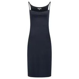 Sommerkleid Ragwear "Saturia", Damen, Gr. XXL (44), Normalgr&ouml;&szlig;en, blau (navy), Material: 48% Viskose, 47% Polyester, 5% Elasthan, figurumspielend knieumspielend, Wasserfallausschnitt, &Auml;rmel ohne &Auml;rmelschlitz, Kleider Sommerkleid, Knielanges, leichtes Midikleid