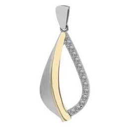 Adelia&acute;s Kettenanh&auml;nger ADELIA ́S "stilvoller Schmuck Anh&auml;nger aus 925 Sterling Silber", gold, Schmuckanh&auml;nger, Damen, Silber 925 (Sterlingsilber), Kettenanh&auml;nger