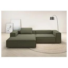Ecksofa Home Affaire "Watertown, modernes XXL L-Form, 306 cm breit", gr&uuml;n, B:306cm H:68cm T:191cm, 96% Polyester, 4% Nylon, Sofas, Ecksofa, Gro&szlig;z&uuml;giges Lounge-Sofa mit viel Platz f&uuml;r die Familie
