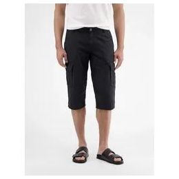 Bermudas Lerros "Cargo-Longbermuda", Herren, Gr. 38, blau (blau night), 100% Baumwolle, Hosen Bermudas