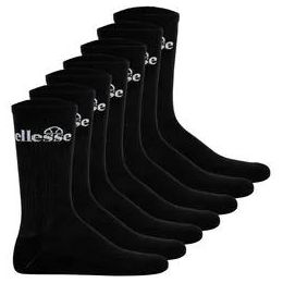 Kurzsocken Ellesse "Socken TREGO SPORT SOCK 7er Pack", Herren, Gr. 40-43, schwarz, Obermaterial: 98% Polyester PES. 2% Elasthan EL., Socken