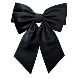 Schmuckset FILIPPA FIRENZE "Big Bow", schwarz, Schmuck_Sets, Damen, Polyester, Schmuckset, mit gro&szlig;er Doppel-Schleife aus schwarzem Satin