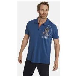 Poloshirt Jan Vanderstorm "Poloshirt NICCO", Herren, Gr. 4XL, blau (royal blau), Obermaterial: 100% Baumwolle CO., Shirts