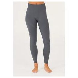 ENDURANCE ATHLECIA Funktionstights ATHLECIA "NAGAR", Damen, Gr. L/XL, EURO-Gr&ouml;&szlig;en, blau, 83% Nylon, 16% Elasthan, 1% Polyester, unifarben, lang, Hosen, mit angesagtem High-Waist-Bund