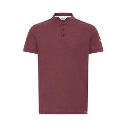 !Solid Poloshirt SOLID "Poloshirt SDTripPolo", Herren, Gr. S, rot (wine r mel), Obermaterial: 60% Baumwolle CO. 40% Polyester PES., Shirts
