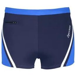 Badeshorts Jan Vanderstorm "Badehose NORALD", Herren, Gr. XXL, weit, blau, Obermaterial: 80% Polyamid ECONYL PA ECONYL. 20% Elasthan EL., Badehosen Badeshorts