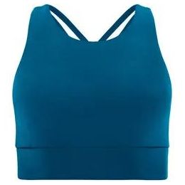 Sport-Bustier WINSHAPE "Functional Comfort Sport-BH SB103C", Damen, Gr. XS, Normalgr&ouml;&szlig;en, gr&uuml;n (teal gr&uuml;n), 85% Polyester, 15% Elasthan, BHs, mit R&uuml;cken-Applikation