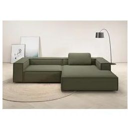Ecksofa Home Affaire "Watertown, modernes XXL L-Form, 306 cm breit", gr&uuml;n, B:306cm H:68cm T:191cm, 96% Polyester, 4% Nylon, Sofas, Ecksofa, Gro&szlig;z&uuml;giges Lounge-Sofa mit viel Platz f&uuml;r die Familie
