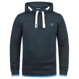 !Solid Kapuzenpullover SOLID "Hoodie SDBenjamin", Herren, Gr. S, blau (insignia b), Web, Obermaterial: 50% Baumwolle CO. 50% Polyester PES., unifarben, Pullover Kapuzenpullover