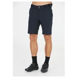 Radhose Endurance "Benal", Herren, Gr. 3XL, US-Gr&ouml;&szlig;en, blau (dunkelblau), 92% Polyester, 8% Elasthan, unifarben, kurz, Hosen, im praktischen 2-in-1-Design