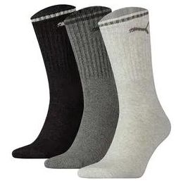 Kurzsocken Puma "Socken 3er Pack", Herren, Gr. 43-46, grau, Obermaterial: 76% Baumwolle CO. 21% Polyester PES. 2% Elastodien ED. 1% Elasthan EL., Socken