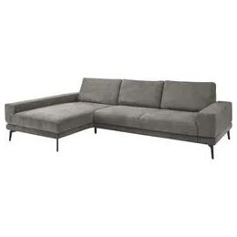 Ecksofa "SO 3600 optimaler Sitzkomfort in Federkern o. Kaltschaum, 2 Sitzh&ouml;hen", grau (kama anthrazit), B:293cm H:87cm T:180cm, 100% Polyester, SET ONE BY Musterring, Sofas, Ecksofa, Sitzh&ouml;he 42 cm, Federkern, B 293 x T 180 cm, Kama anthrazit
