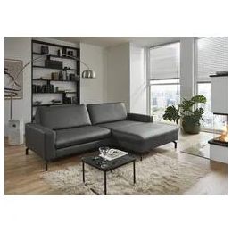 Ecksofa DIE PLANBAR "PN-EM20028 L-Form ohne Kopfst&uuml;tzen", grau (anthrazit), B:248cm H:89cm T:179cm, Sofas, Ecksofa, wahlweise mit motorischem Canape