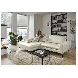 Ecksofa DIE PLANBAR "PN-EM20028 L-Form ohne Kopfst&uuml;tzen", wei&szlig;, B:248cm H:89cm T:179cm, Sofas, Ecksofa, wahlweise mit motorischem Canape