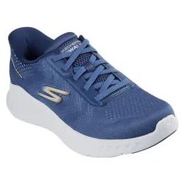 Slip-On Sneaker Skechers "GO WALK NOW-PAYTON", Herren, Gr. 43, blau (navy), Textil, Schuhe, Trainingsschuh, Schn&uuml;rschuh mit Handsfree Slip-ins