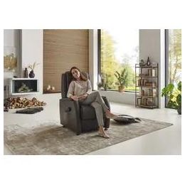 Sessel Hukla "HU-RV15038", braun (torro schoko), B:78cm H:108cm T:90cm, Sessel, Sessel, Wahlweise 1- oder 2-motorische Verstellung, inkl. Aufstehhilfe