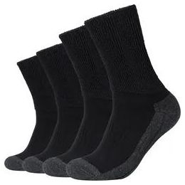 Socken Camano "function", Damen, Gr. 43-46, grau (wei&szlig;, grau), Obermaterial: 60% Baumwolle, 37% Polyester, 2% Elasthan, 1% Polyamid, Colorblocking, Socken Socken, perfekte Feuchtigkeitsregulation