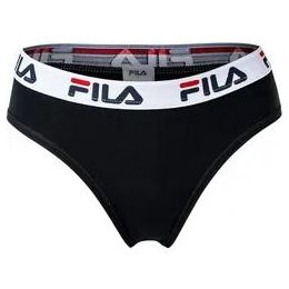 Slip Fila "Slip 1er Pack", Damen, Gr. XL, schwarz, Obermaterial: 95% Baumwolle CO. 5% Elasthan EL., Unterhosen Slip