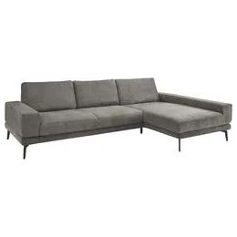 Ecksofa "SO 3600 optimaler Sitzkomfort in Federkern o. Kaltschaum, 2 Sitzh&ouml;hen", grau (kama anthrazit), B:293cm H:87cm T:180cm, 100% Polyester, SET ONE BY Musterring, Sofas, Ecksofa, Sitzh&ouml;he 42 cm, Kaltschaum, B 293 x T 180 cm, Kama anthrazit