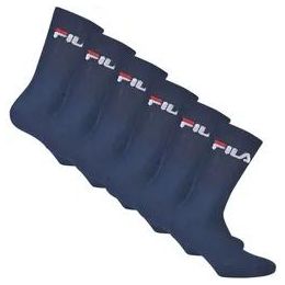 Kurzsocken Fila "Socken 3er Pack", Herren, Gr. 35-38, blau, Obermaterial: 70% Baumwolle CO. 29% Polyester PES. 1% Elasthan EL., Socken