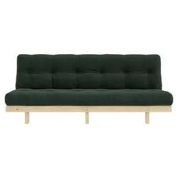 Schlafsofa KARUP DESIGN "Lean 200 Schlafsofa, G&auml;stebett, Sofa mit Futonmatratze", gr&uuml;n (seaweed), B:200cm H:73cm T:100cm, Bezug: 100% Polyester, Sofas, Schlafsofa, Inkl. Futonmatratze, Liegefl&auml;che 130x200 cm, FSC zertifizierte Kiefer