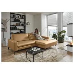 Ecksofa DIE PLANBAR "PN-EM20028 L-Form ohne Kopfst&uuml;tzen", gelb (kurkuma), B:248cm H:89cm T:179cm, Sofas, Ecksofa, wahlweise mit motorischem Canape