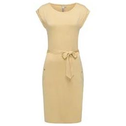 Sommerkleid Ragwear "Taggien", Damen, Gr. XS (34), Normalgr&ouml;&szlig;en, beige (cream), Material: 95% Viskose, 5% Elasthan, figurumspielend knielang, Rundhals, &Auml;rmel ohne &Auml;rmelschlitz, Kleider Sommerkleid, Knielanges, leichtes Midikleid