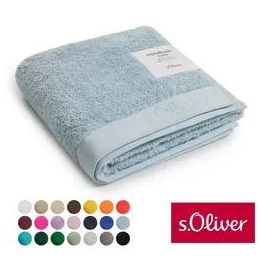 Handtuch s.Oliver "s.Oliver, Premium Qualit&auml;t, 600 gr/m2, auch als Sets erh&auml;ltlich", blau (hellblau), B:50cm L:100cm, Walkfrottier, Baumwolle, Handt&uuml;cher, gro&szlig;e Farbauswahl, auch als Duschtuch, Waschhandschuh, G&auml;stetuch