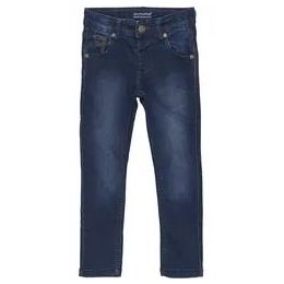5-Pocket-Jeans Minymo "5-Pocket-Jeans MIJeans", Jungen, Gr. 98, N-Gr, blau (dunkelblau denim), Obermaterial: 80% Baumwolle CO. 19% Polyester PES. 1% Elasthan EL., Jeans 5-Pocket-Jeans