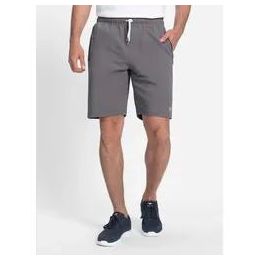 Trainingsshorts Catamaran, Herren, Gr. 52/54, Normalgr&ouml;&szlig;en, grau (anthrazit), 60% Baumwolle, 35% Polyester, 5% Elasthan, unifarben, kurz, Hosen