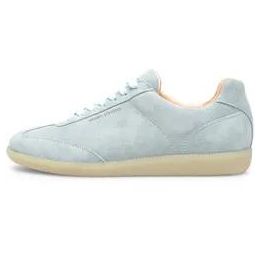 Sneaker Henry Stevens "Sophia TIS", Herren, Gr. 37, blau (blaugrau), Kalbsvelours, Schuhe Sneaker