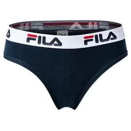 Slip Fila "Slip 1er Pack", Damen, Gr. XL, blau (marineblau), Obermaterial: 95% Baumwolle CO. 5% Elasthan EL., Unterhosen Slip