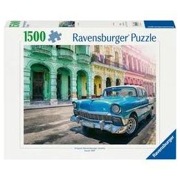 Puzzle Ravensburger "Cuba Cars", bunt, Puzzles, KinderB:80cm H:60cm, Pappe, Made in Germany, B:80cm H:60cm