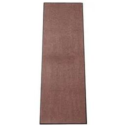 Fu&szlig;matte Salonloewe Gr. 4, braun (nougat), B:60cm H:7mm L:180cm, Kunstfaser, Polyamid, Teppiche, Fu&szlig;matte