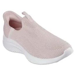 Slip-On Sneaker Skechers "ULTRA FLEX 3.0-EASY WIN", Damen, Gr. 41, rosa, Textil, Schuhe, Slipper, Sneaker mit Handsfree Slip-ins Technologie