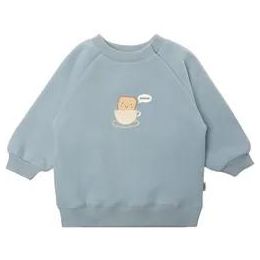 Sweatshirt Liliput "Toast", M&auml;dchen, Gr. 62/68, blau (hellblau), 80% Baumwolle, 20% Polyester, bedruckt, normal, Rundhals, Sweatshirts Sweatshirt, aus super weichem Material