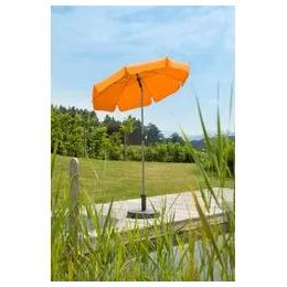 Sonnenschirm Schneider SCHIRME "Locarno", orange, Obermaterial: 100% Polyester, Standschirme, abknickbar, ohne Schirmst&auml;nder