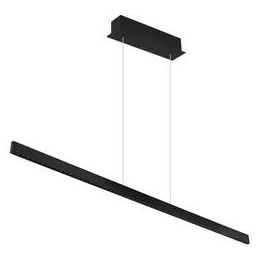 Globo LIGHTING LED-H&auml;ngeleuchte "DENTSY", schwarz, 1, H: 120cm, 1 Stk., Leuchten, H&ouml;henverstellbar, Stufenloser Touchdimmer, Touch Ein/Aus, Esszimmer