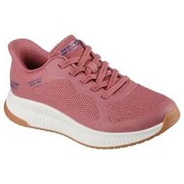 Slip-On Sneaker Skechers "BOBS SQUAD 4", Damen, Gr. 36, rosa, Mesh, Synthetik, Schuhe, Slipper, Freizeitschuh, Halbschuh mit Memory Foam, Topseller