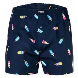 Webboxer Happy Shorts "Web-Boxershorts 1er Pack", Damen, Gr. L, bunt (ice), Obermaterial: 100% Baumwolle CO., Unterhosen