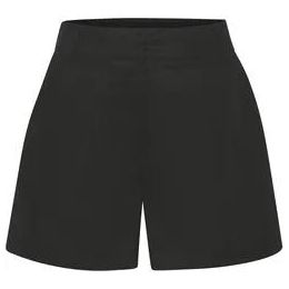Webshorts Lascana, Damen, Gr. 40, N-Gr, schwarz, Web, Obermaterial: 55% Leinen, 45% Viskose, unifarben, gerade, Hosen, aus Leinen-Viskose-Mix