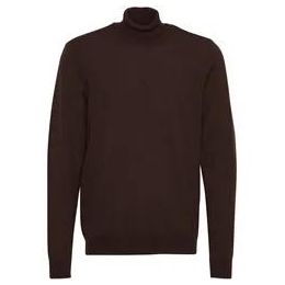 Strickfleece-Pullover Blend "Strickpullover BHBRUTON roll neck knit", Herren, Gr. 3XL, braun (chicory coffee), Obermaterial: 100% Polyester PES., Pullover