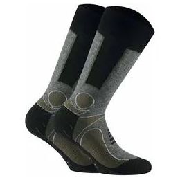 Kurzsocken Rohner SOCKS "Socken trekking 2-er pack 2er Pack", Herren, Gr. 39-42, gr&uuml;n (khaki), Obermaterial: 38% Baumwolle CO. 25% Wolle mw. 25% Polyacryl PAN. 10% Polyamid PA. 2% Elasthan EL., Socken