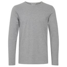 Longsleeve 11 Project "Longsleeve PRBledion", Herren, Gr. XL, grau (gray melange), Obermaterial: 100% Baumwolle CO., regular fit normal, Rundhals, Shirts