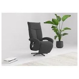 Sit & More TV-Sessel SIT & MORE "TV Dance", braun (schlamm), B:74cm H:112cm T:82cm, 95%Polyester 5%Polyamid, Sessel, wahlweise manuell oder elektrischer Funktion mit Akku