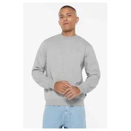 Sweater Harlem Soul, Herren, Gr. XL, grau, Sweatware, Material: 65% Baumwolle, 35% Polyester, unifarben, regular fit normal, Rundhals, eingesetzt Rippb&uuml;ndchen, Sweatshirts Sweater, mit weicher Innenseite