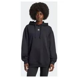 Kapuzensweatshirt Adidas ORIGINALS "ESSENTIALS LOOSE FRENCH TERRY HOODIE", Damen, Gr. M, schwarz, Obermaterial: 100% Baumwolle, angesetztes B&uuml;ndchen, Sweatshirts